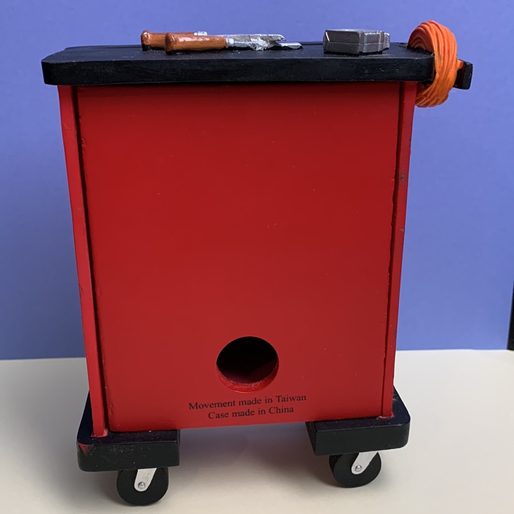 Craftsman Toolbox Shop Clock - Gem